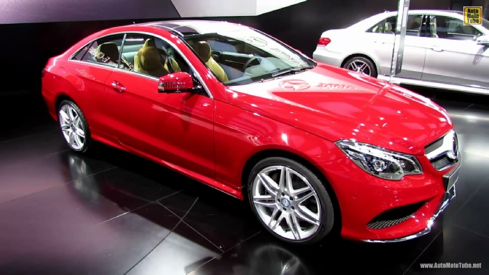 2014 Mercedes-Benz E550 Coupe at 2013 Detroit Auto Show